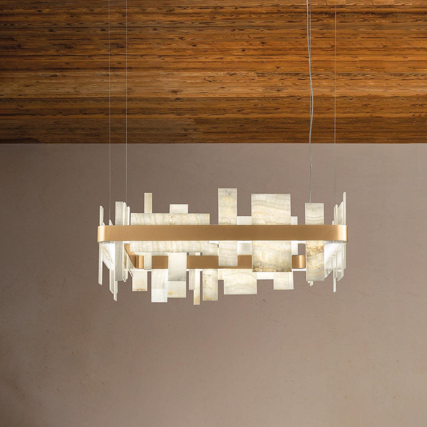 Honice LED Alabaster Chandelier