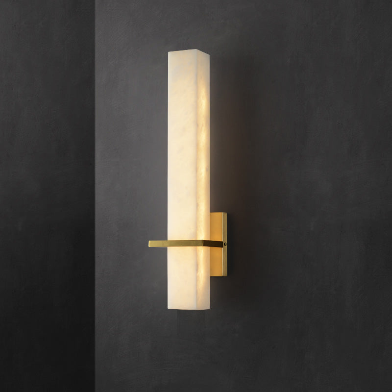Serene Alabaster Linear Sconce